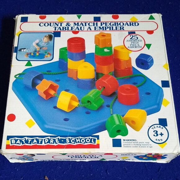 Battat | Toys | Battat Preschool Count Match Pegboard | Poshmark